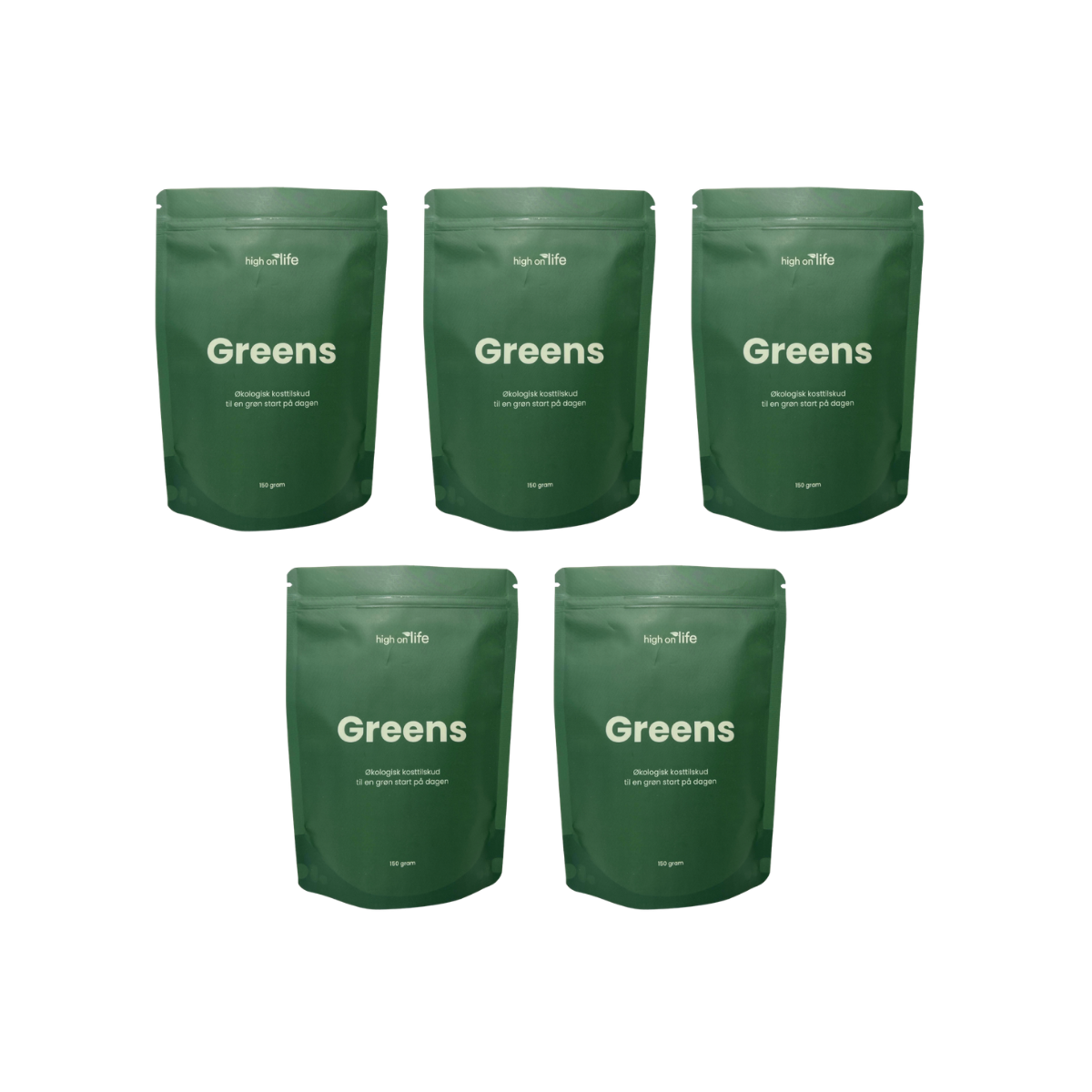 GREENS by High on Life, 5-pak | Økologisk kosttilskud